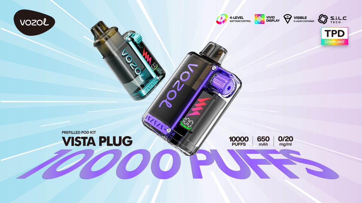 VOZOL Vista Plug: The First TPD-Compliant 10,000 Puff Vape - AGF